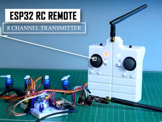 RC Remote Controller 8 Channel Using ESP32 And NRF24L01 By Superb Tech