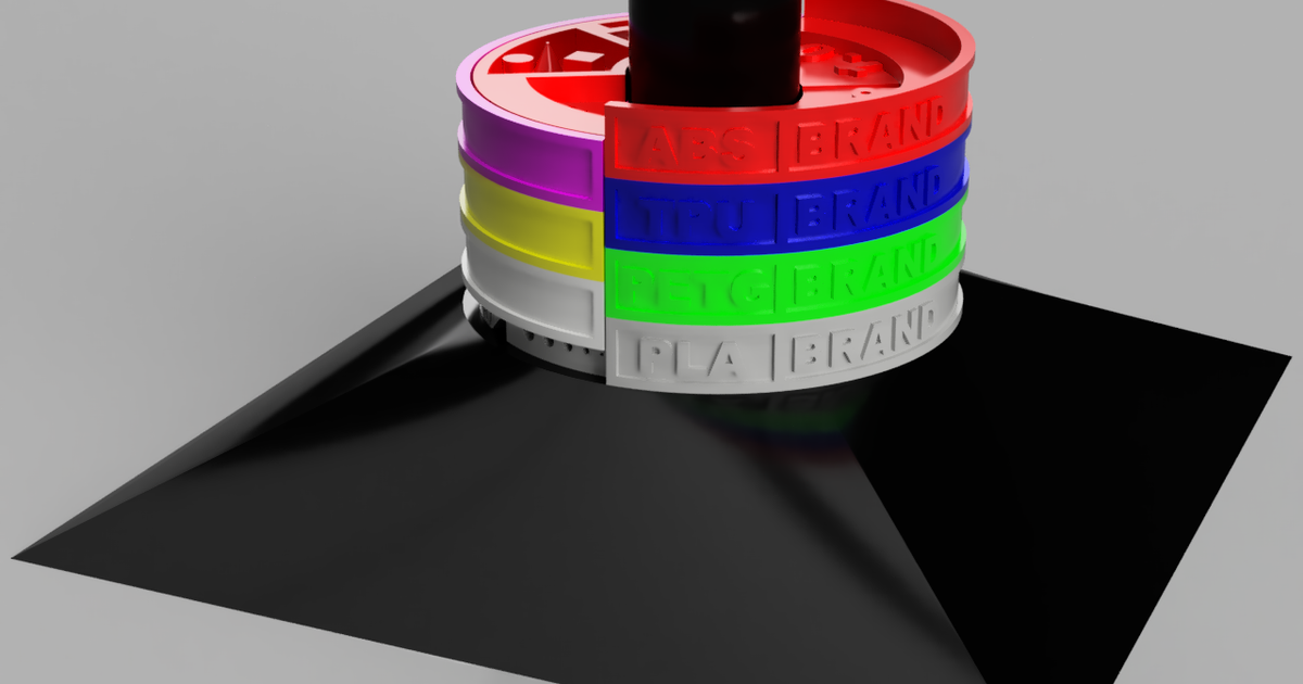 Quick Stack Filament Swatch Rings Customizable By Spool Designs