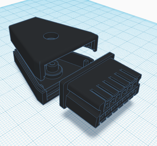 SIO Plug For 400 800 XL XE Atari 8 Bit Computers PLA Sized By Mr Robot
