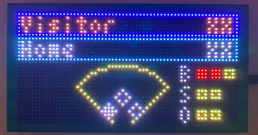 LED Matrix Frame For 32x64 P4 LED Panel AdaBox 16 By AfterTen