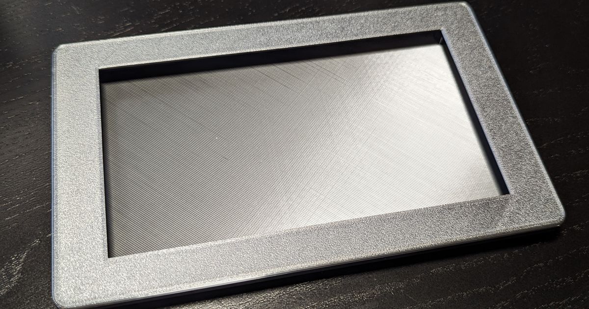 Sunton 7inch Display Housing ESP32 8048S070 With Rounded Corners By