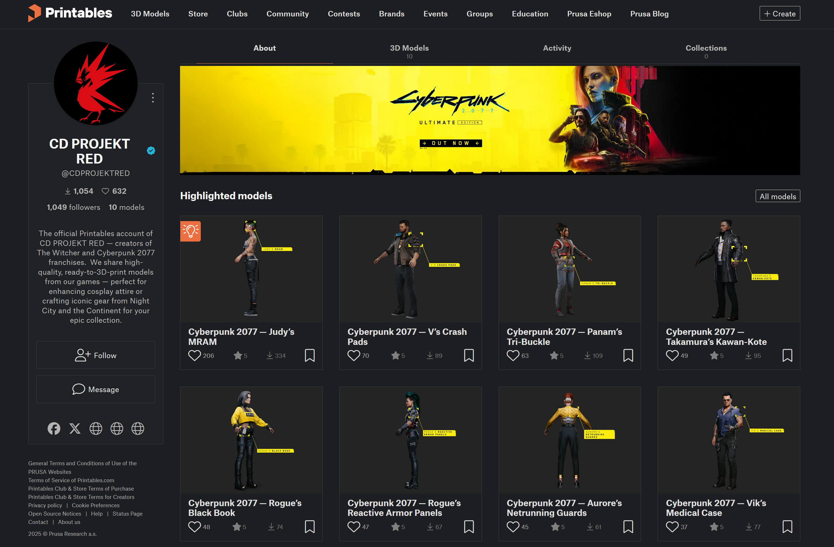 Borderlands 4 and Cyberpunk 2077 Printables: Official 3D Printable ...