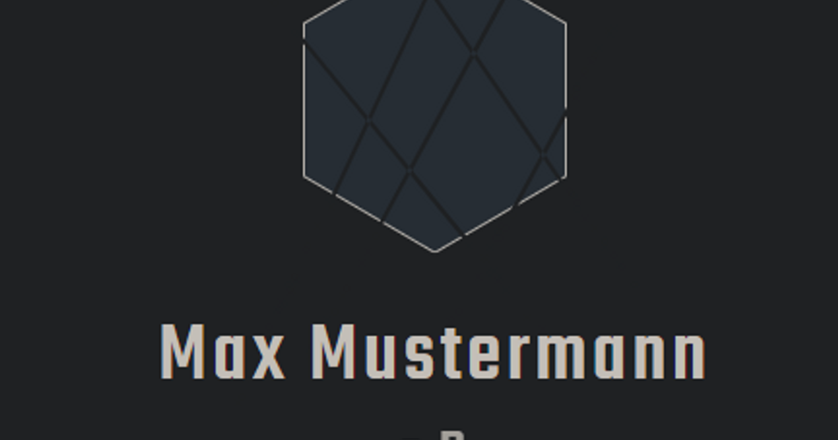 z.B Max Mustermann | Printables.com