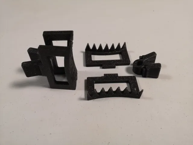 Modular hair claw clip V3 by Edgar.A | Download free STL model ...