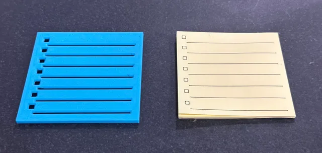 Make of Post-It Stencil by Jace | Download free STL model | Printables.com