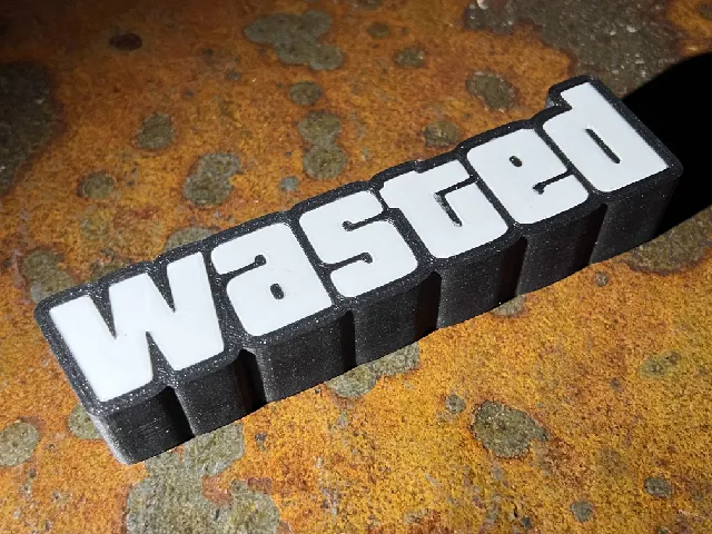 Make of GTA WASTED LAMP - Control Remote & App by combobulator ...