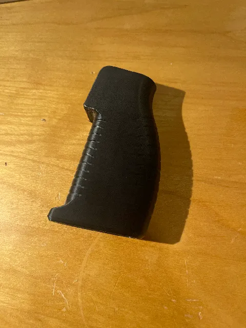 Make of AR Pistol Grip 5 Deg Cant by guy.mp3 | Download free STL model ...