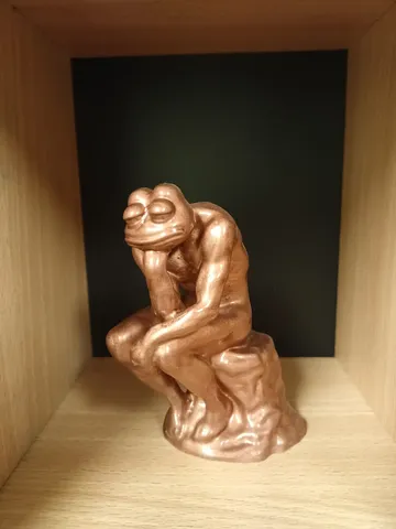 PEPE THE THINKER by Gabe Talbott | Download free STL model | Printables.com