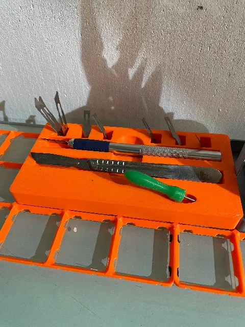 Make of Gridfinity Scapel Tray by Upcycle-shop | Download free STL ...