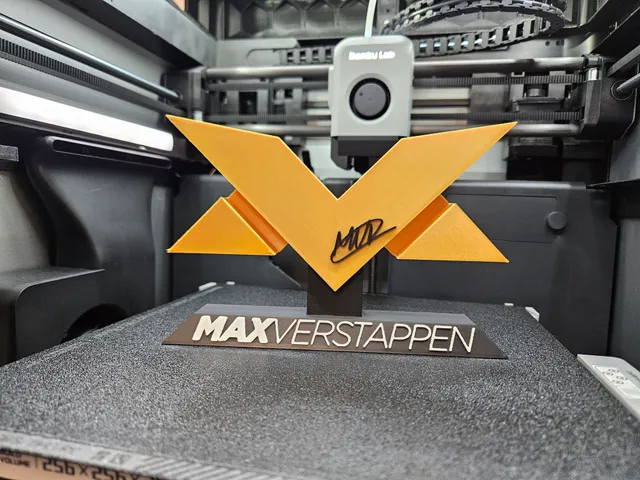 Max Verstappen Autograph Logo by RaychMakes | Download free STL model ...