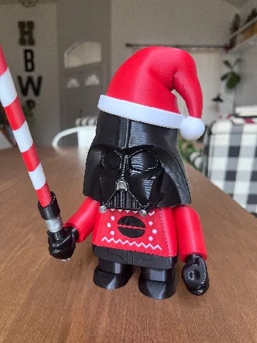 Holiday Chunk Vader Kit (No Support, No AMS, No Glue) by The Kit Kiln | Download free STL model ...