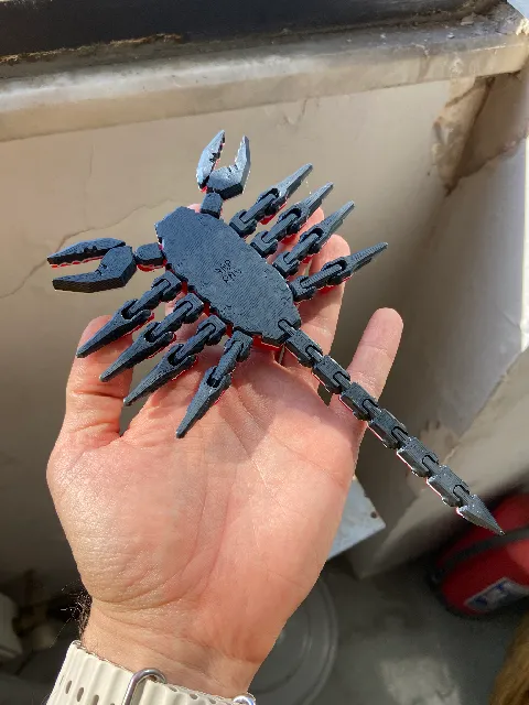 Make of Articulated Scorpion by Onur Yıldırım | Download free STL model ...