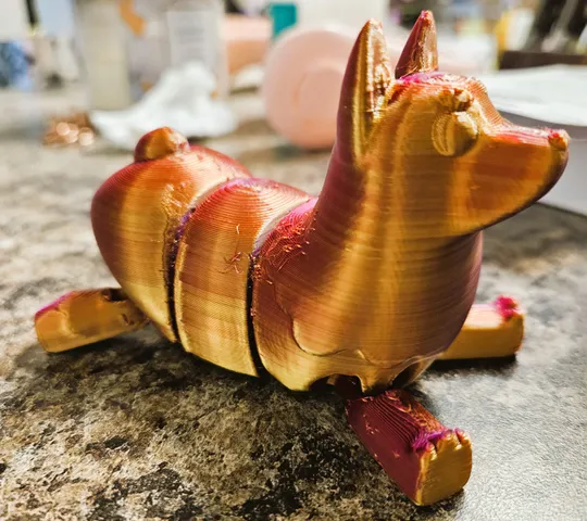 Articulated Corgi by OldGuyMeltsPlastic | Download free STL model | Printables.com