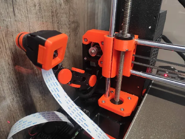 Make of Articulating Raspberry Pi Camera Mount for Prusa MK3 and MK2 by ...