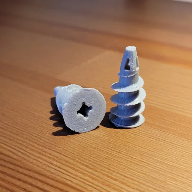 Make of Threaded Drywall Anchor by PedroHBraga | Download free STL ...