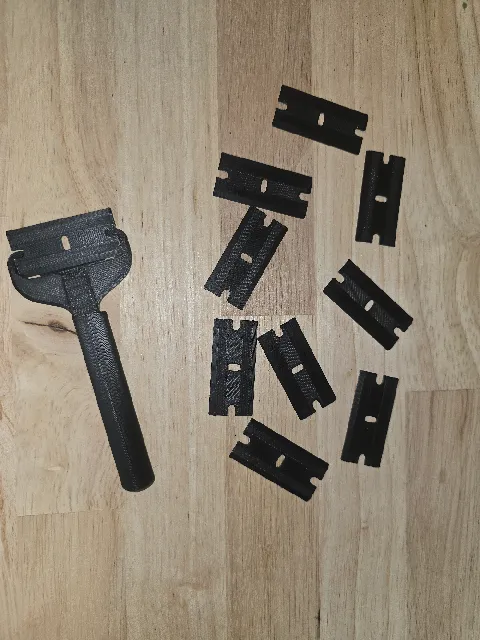 Make of Plastic Razor - Scraperite by I_offroad | Download free STL ...