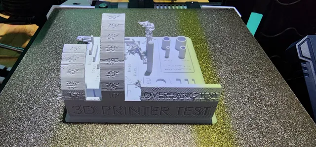 Make of Complete 3D Printer test all in one (stress test, bed level ...
