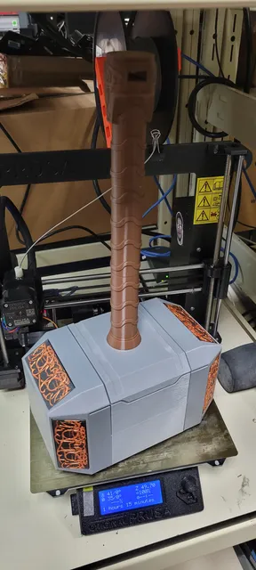 Make of Multi-part Lifesize Mjolnir: The Hammer of Thor by LeoK ...