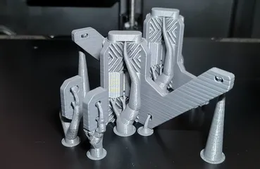 Creality K1 & K1 Max Door Hinges Geared Print in Place by Mordiev | Download free STL model ...