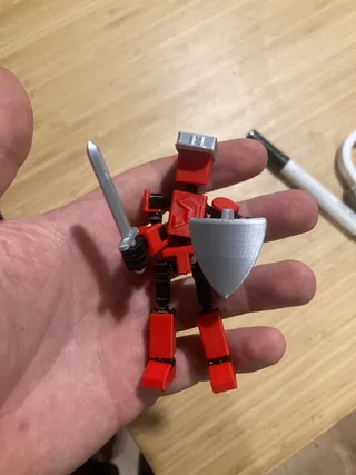 MINI 13 Printable Jointed Figure by soozafone | Download free STL model ...