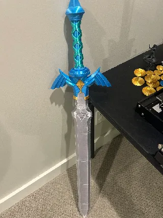 Legend of Zelda Master Sword (BOTW) (TOTK) (Full Scale) by Popandsicle ...