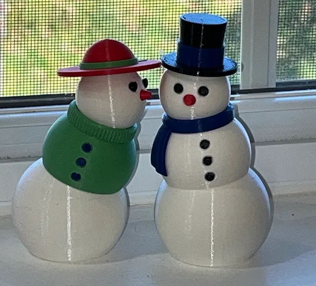 Make of Sun Hat for articulated Snowman by Crab | Download free STL ...