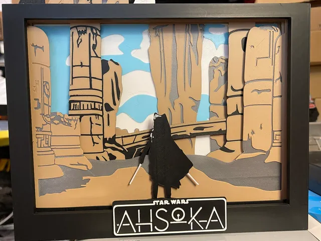 Ahsoka Arcana Shadow Box by TheCraftyMaker | Download free STL model | Printables.com