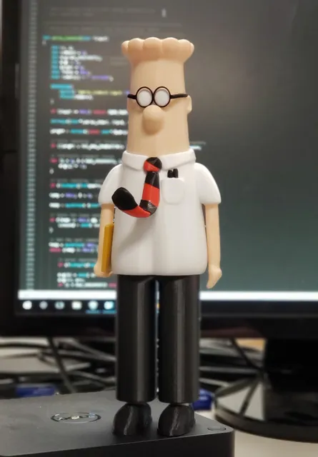 Make of Dilbert by DesignFlaw06 | Download free STL model | Printables.com