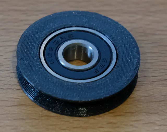 Make of Pulley with 608 bearing by Jos | Download free STL model ...