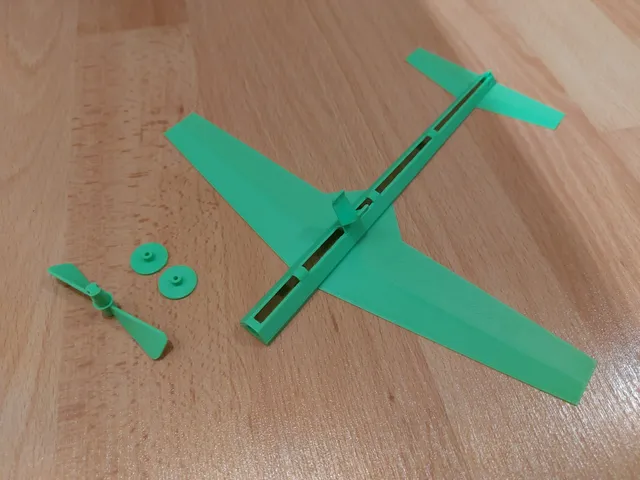 Rubber band plane by Martin_au | Download free STL model | Printables.com