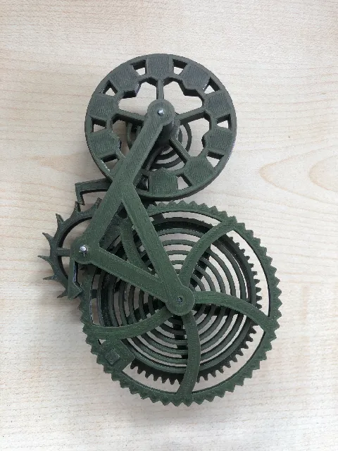 Make of Mechanical Clock Escapement with Balance-Wheel by MrHegger ...