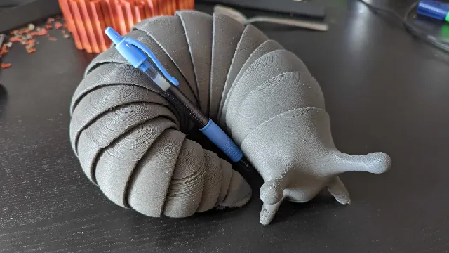 Make of Friendly Articulated Slug by jgraetz | Download free STL model ...