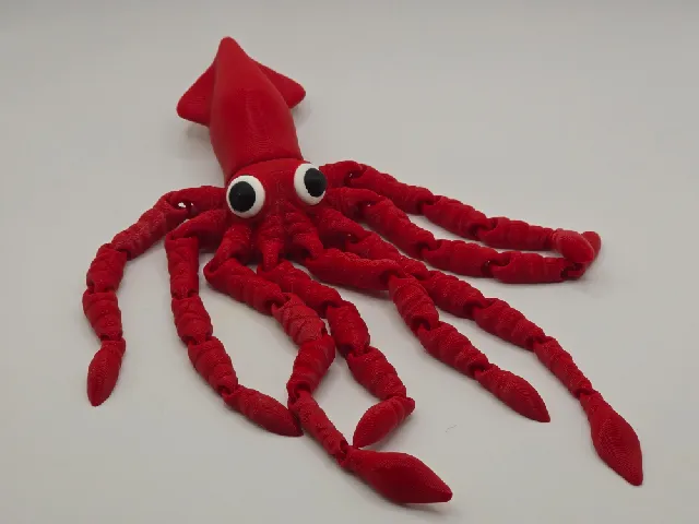 Articulated Squid Model by KOGI3D | Download free STL model ...
