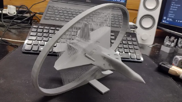 Make of F-22 Raptor - String art display - Face by Klipperboi ...