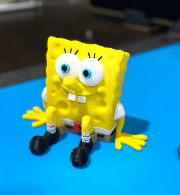 Make of Spongebob (multi-material) by Robert | Download free STL model ...