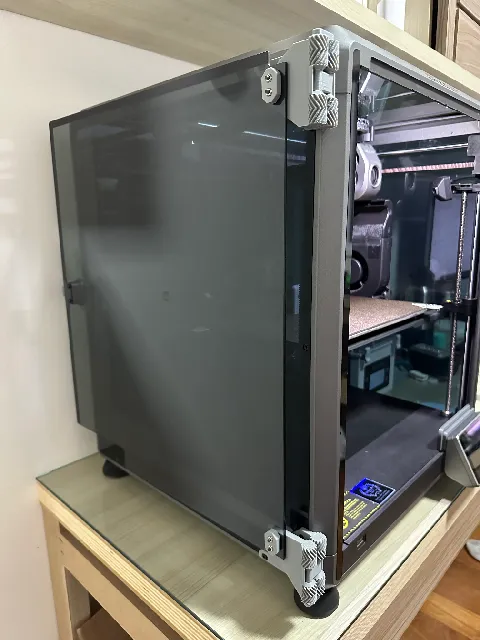 Make of Creality K1 & K1 Max Door Hinges Geared Print in Place by Marc ...