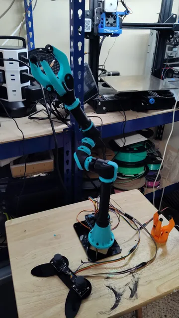 Make of 6DoF robot arm | modular | cheap | educational by James Miller ...