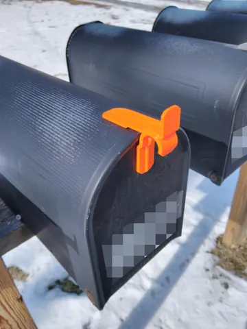Mailbox Door Pull Hook and Latch by Eclsnowman | Download free STL ...