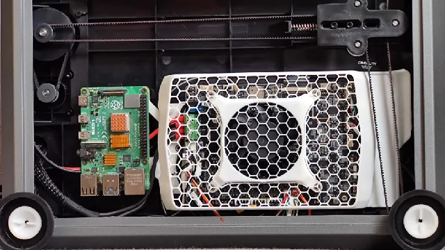 Make of Motherboard Cover + optional RPI mount extension - Creality K1 ...