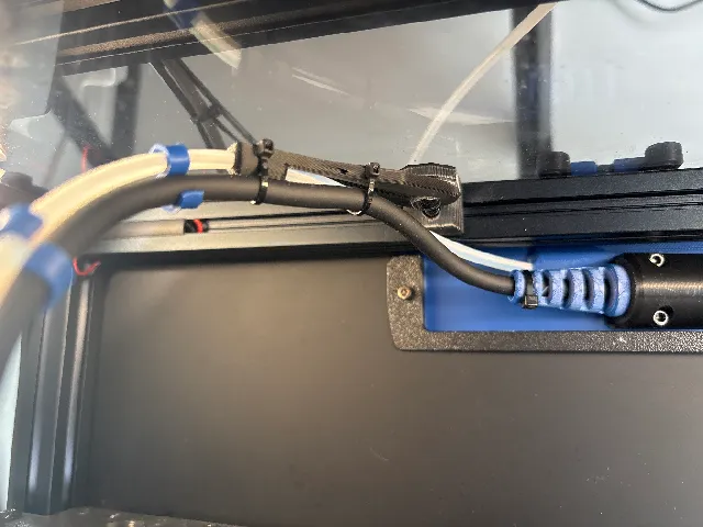 Voron Bowden ptfe tube guide arm and canbus cable support by Galvanic ...