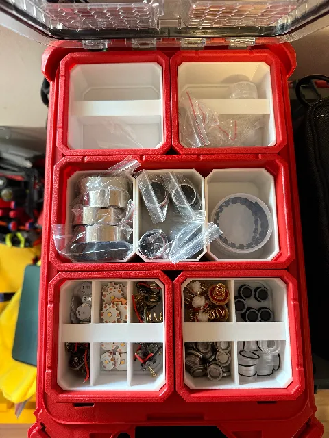 Make of PackUp Nesting Bin System for Milwaukee Packout Organizers 48 ...