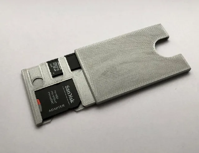 Make of SD/MicroSD card case by ichwillkeinenacc | Download free STL ...