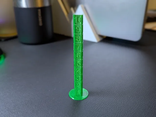 Flow Rate/Extrusion Multiplier Test Tower by donutboy3 | Download free ...