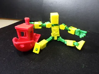 MINI 13 Printable Jointed Figure by soozafone | Download free STL model ...