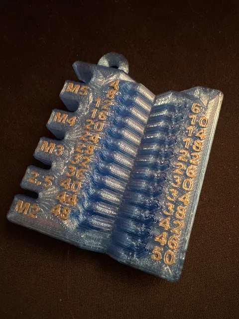 Make of Metric screw measuring device - M2/2.5/3/4/5 4-50mm by ...