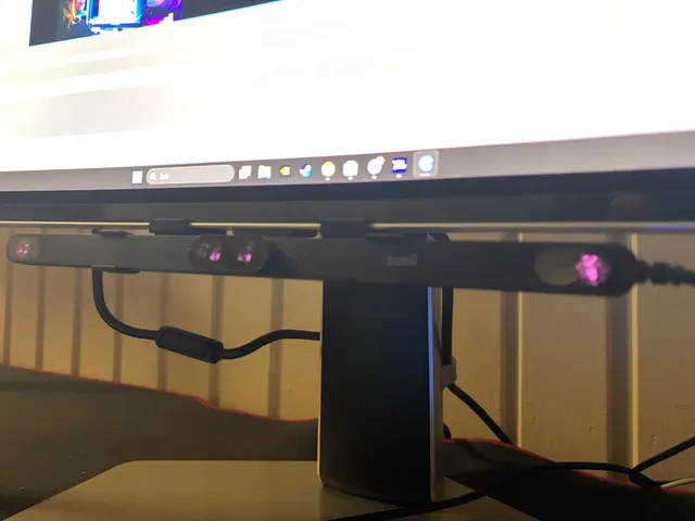 Tobii Eyetracker 5 Curved Monitor Mount 1800R - Samsung Odyssey OLED G9 ...