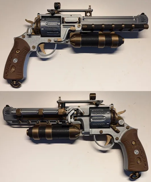 Make of Revolver II : Double & Single Action | mechanically working ...