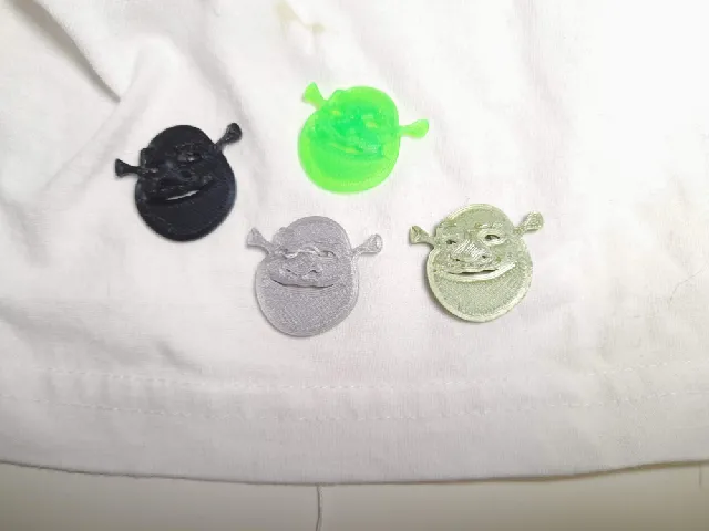 Make of Shrek Button by Matteo | Download free STL model | Printables.com