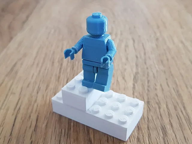 Lego Compatible Classic Minifig Complete by thall72 | Download free STL ...