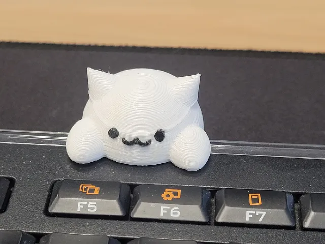 Make of Bongo Cat Monitor Mount, Cute Webcam Kitty Buddy by jimi ...